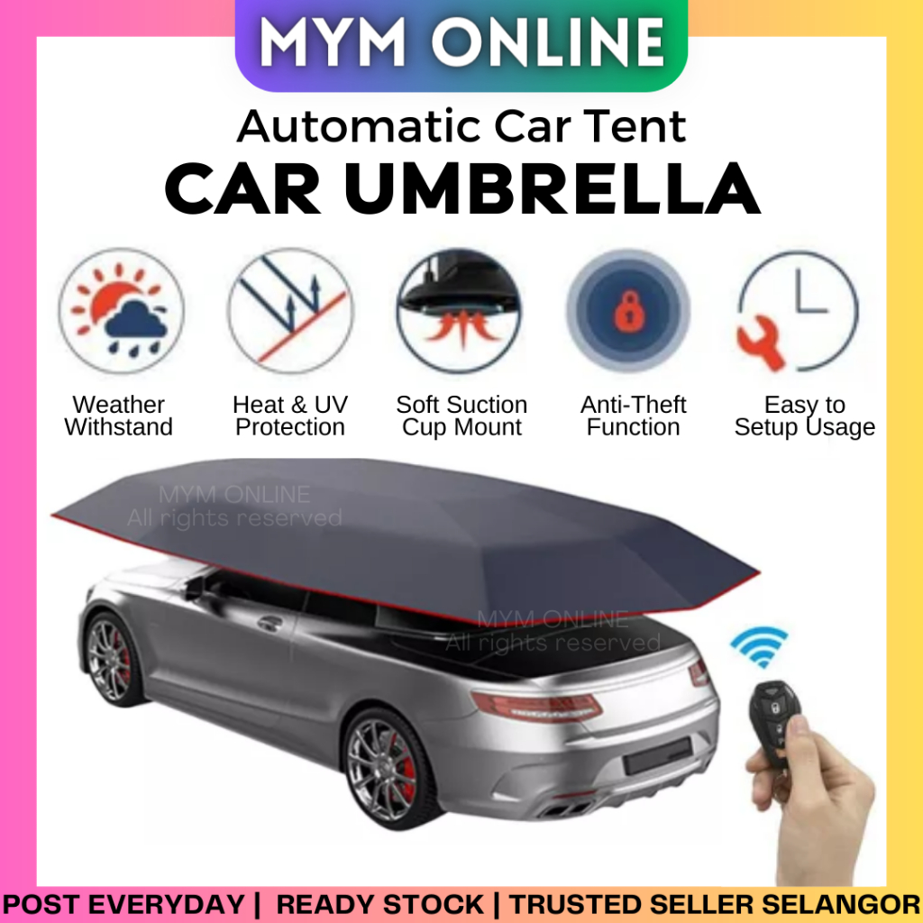 Complete Set Automatic Car Tent Car Umbrella Car Canopy Car Shade Roof ...