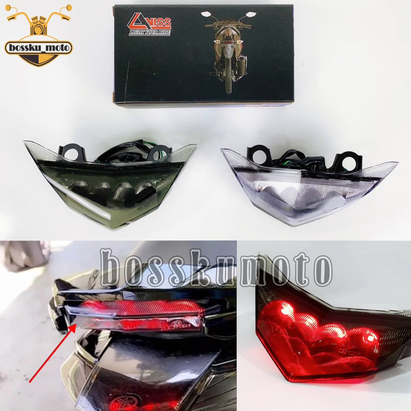 YAMAHA LC135 LC V4 V5 V6 V7 HANDLE SEAT LIGHT SPOILER LIGHT LAMP LED ...