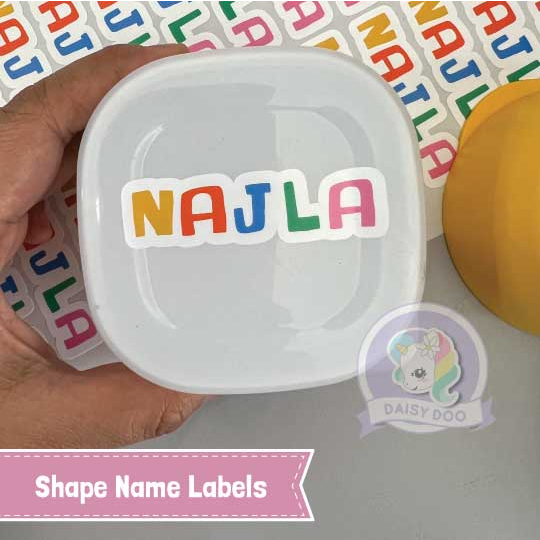 🌟HOT SELLING🌟 STICKER SHAPE NAMA ANAK [WATERPROOF] | Shopee Malaysia