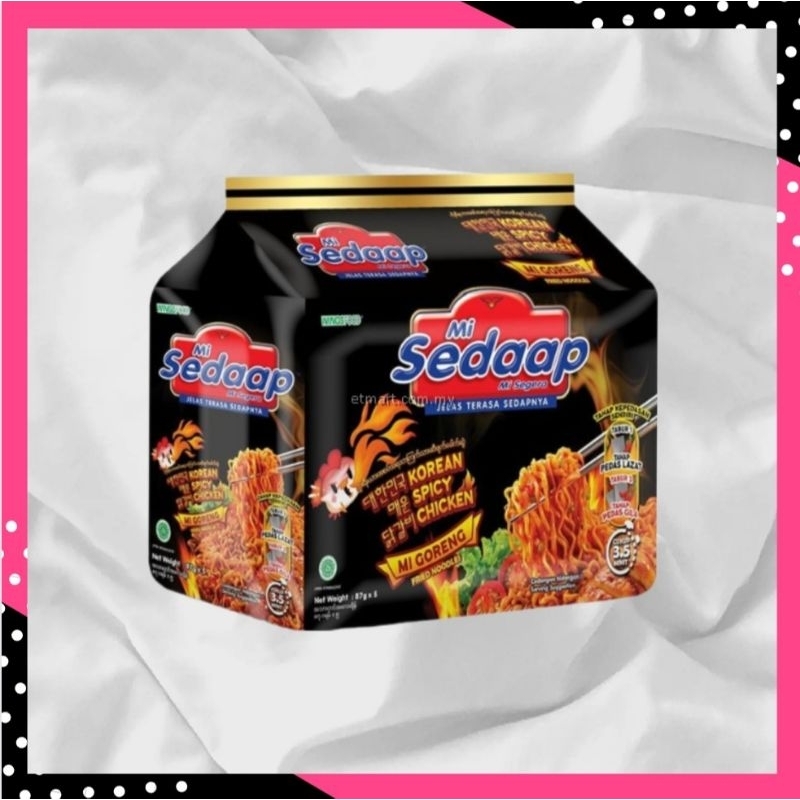 MI SEDAPP KOREAN SPICY CHICKEN (87G x 5) | Shopee Malaysia