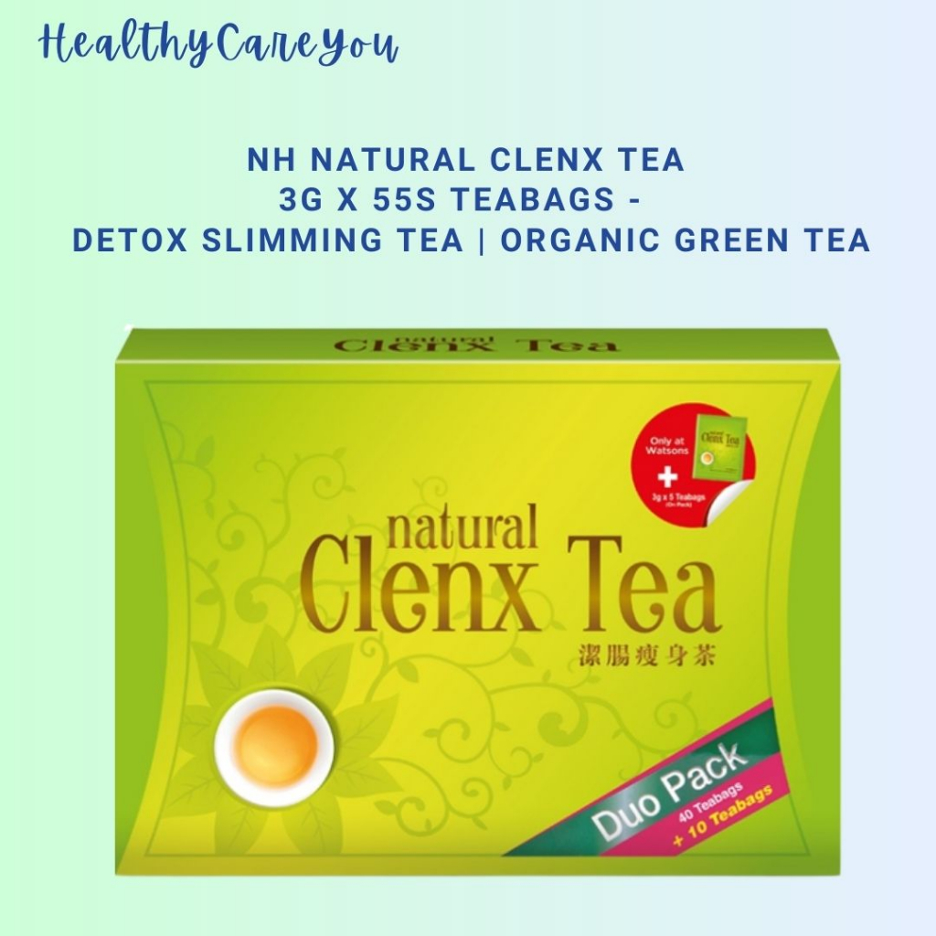 NH Natural Clenx Tea 3g x 55s Teabags - detox slimming tea | Organic ...