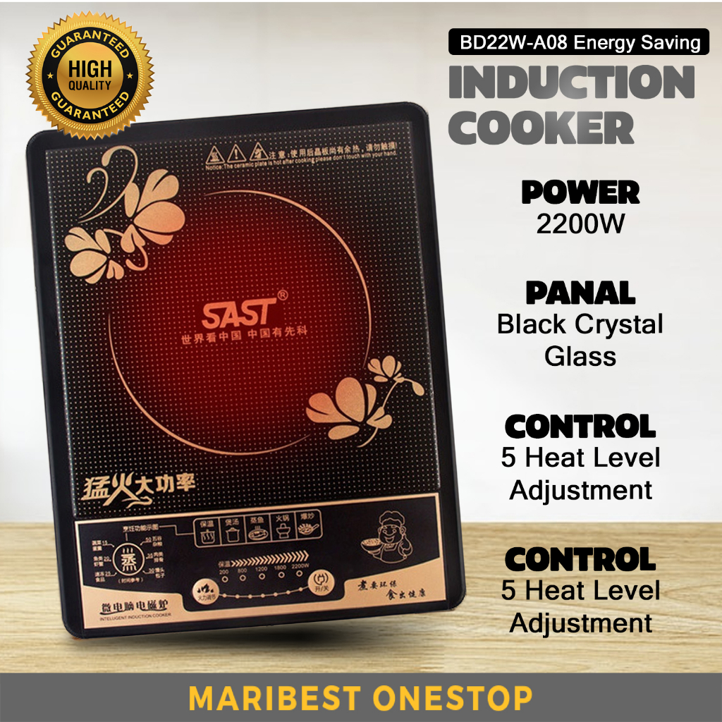 AUXDAW Induction Cooker Electric Stove Dapur Masak Electrik Memasak ...