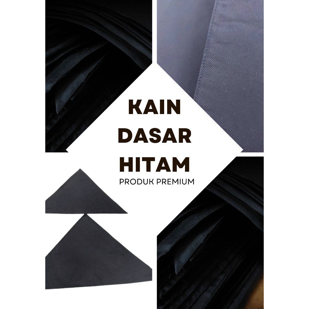 [reject] KAIN DASAR TANJAK HITAM REJECT | Shopee Malaysia