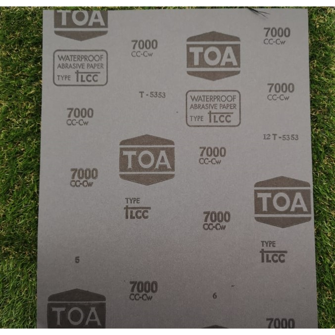 TOA Grit #10000 #7000 #5000 Wide Range Sand Paper Kertas Pasir Made in ...