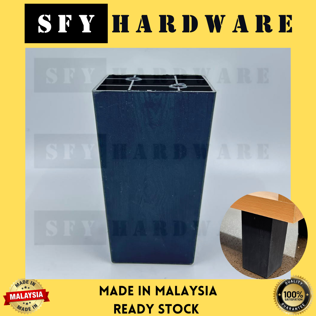 4” INCH (100MM) PLASTIC (PVC) SQUARE LEG SOFA LEG DIVAN BEDFRAME LEG # ...
