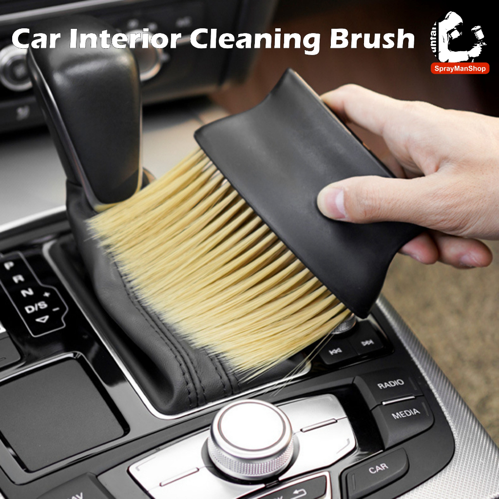 Car Interior Dust Cleaning Soft Nylon Brush 5" Dashboard Aircon Seat ...