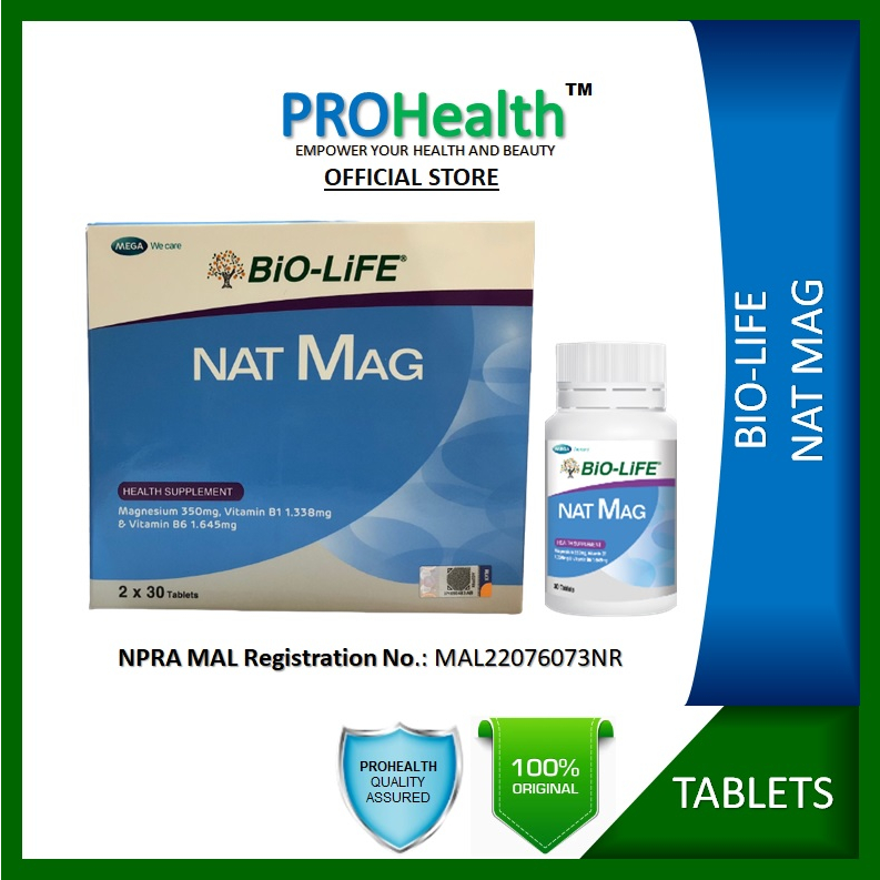 BIO-LIFE NAT MAG TABLETS | Shopee Malaysia
