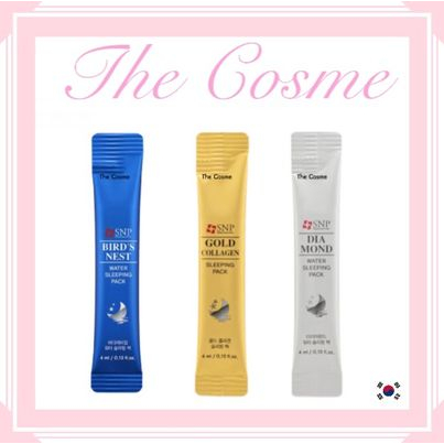 [Ready Stock] SNP Sleeping Pack Mask 燕窝睡眠面膜 1 pcs (Gold/Silver/Blue ...