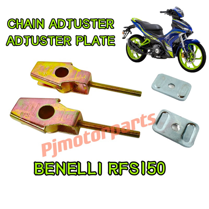 BENELLI RFS150i RFS150 RFS 150 - CHAIN ADJUSTER BRACKET & PLATE ...