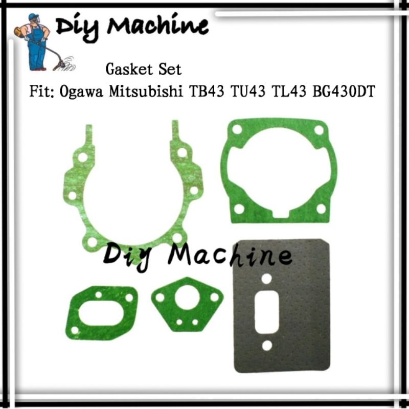 Mesin Rumput Gasket Set TL43 TB43 TU43 BG430 BG430DT Mitsubishi Ogawa LT20N Brush Cutter ...
