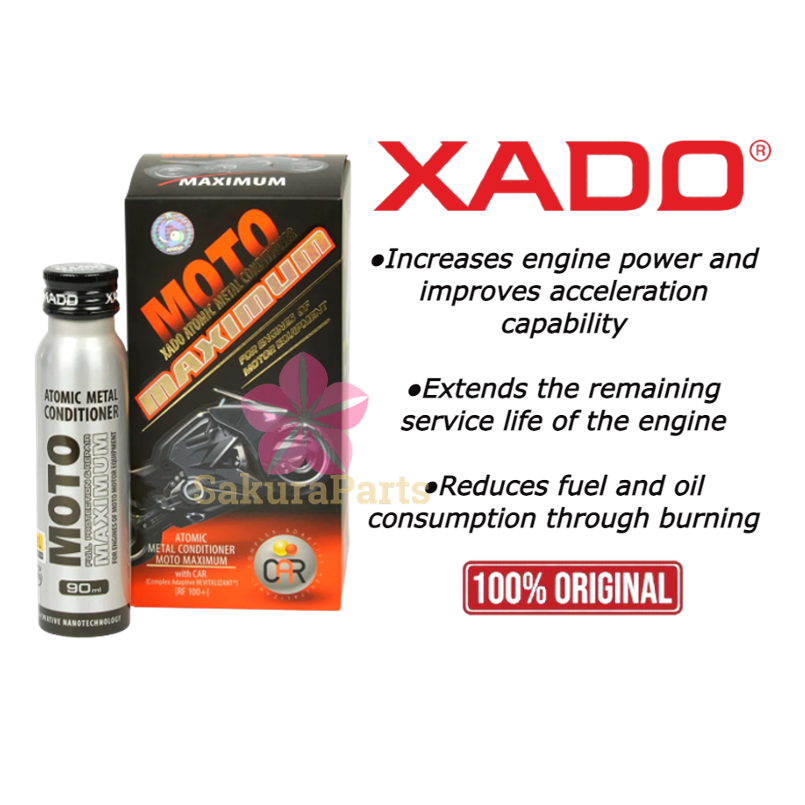 XADO Atomic Metal Conditioner MOTO Maximum Motorcycle 90ml (100% ...