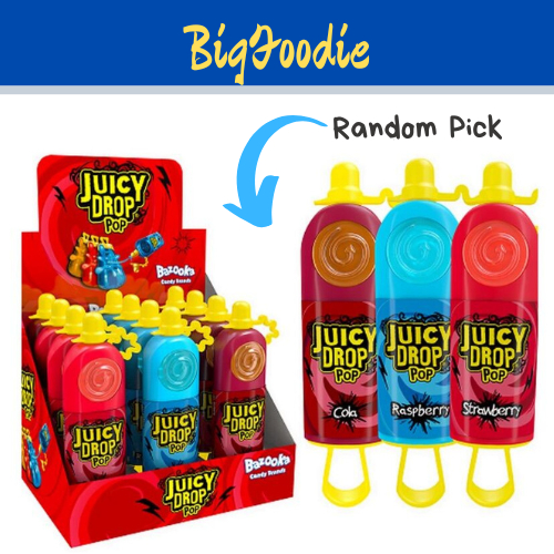 [BFD] Delfi Juicy Drop Pop Assorted Flavor 26gm (Random Pick) 1pcs ...