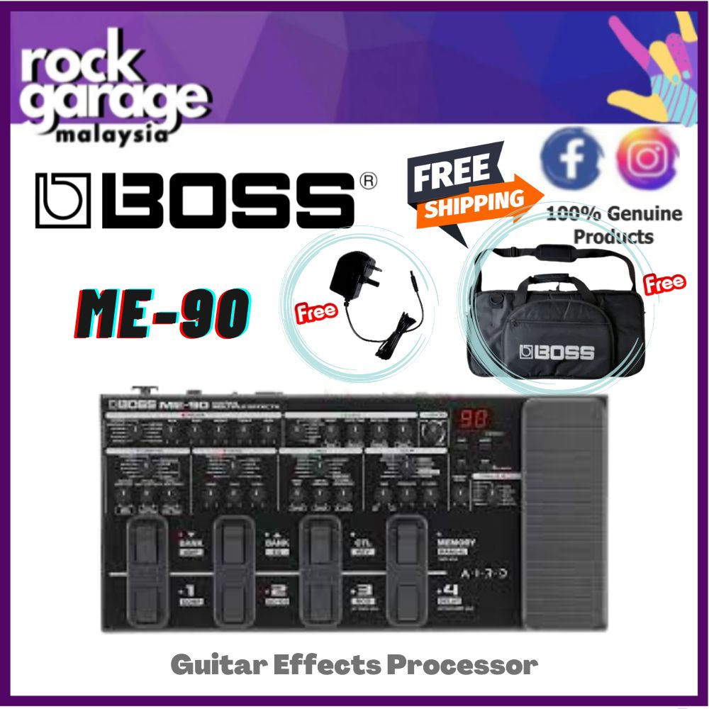 Boss ME-90 Guitar Multi-Effects Pedal W/Bag And Adapter ( ME90 / ME 90 ...