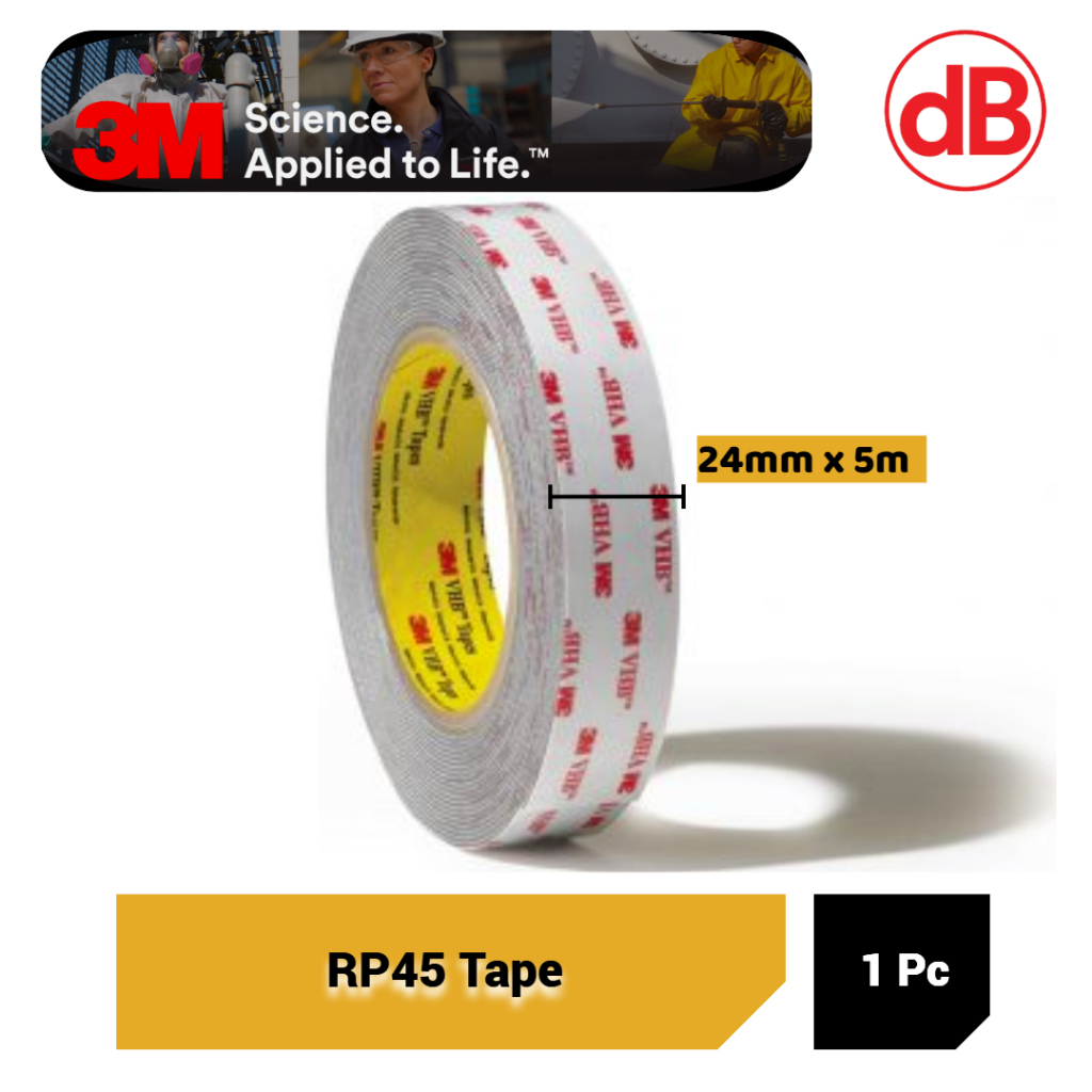 3M RP45 VHB TAPE ( 24mm x 5y ) - 3M Tape | Shopee Malaysia