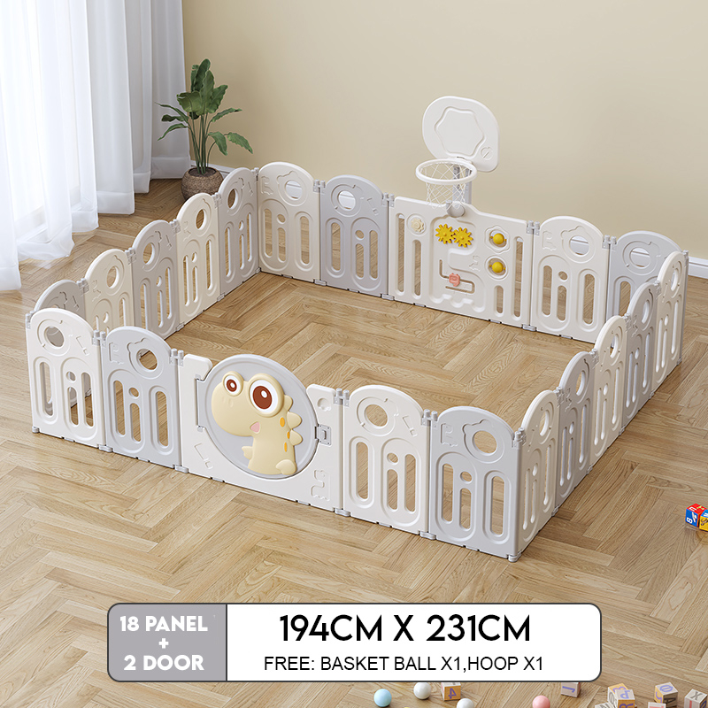 GooGoo Bird Little Dino Baby Kid Safety Play Toddler Safety Fence Gate ...