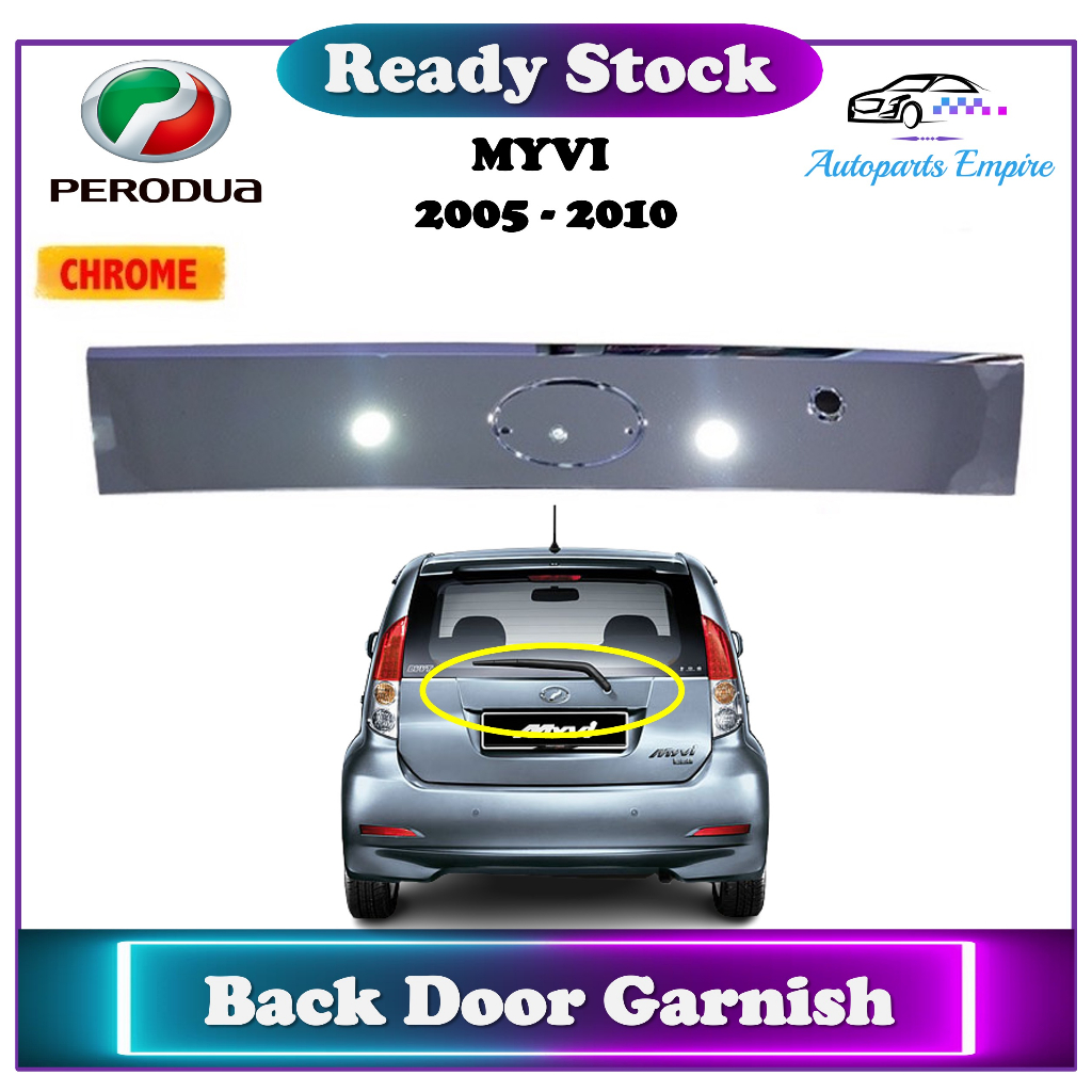 Perodua Myvi 】 Rear Bonnet Garnish - Hiaskan Bonnet Belakang - Tailgate ...