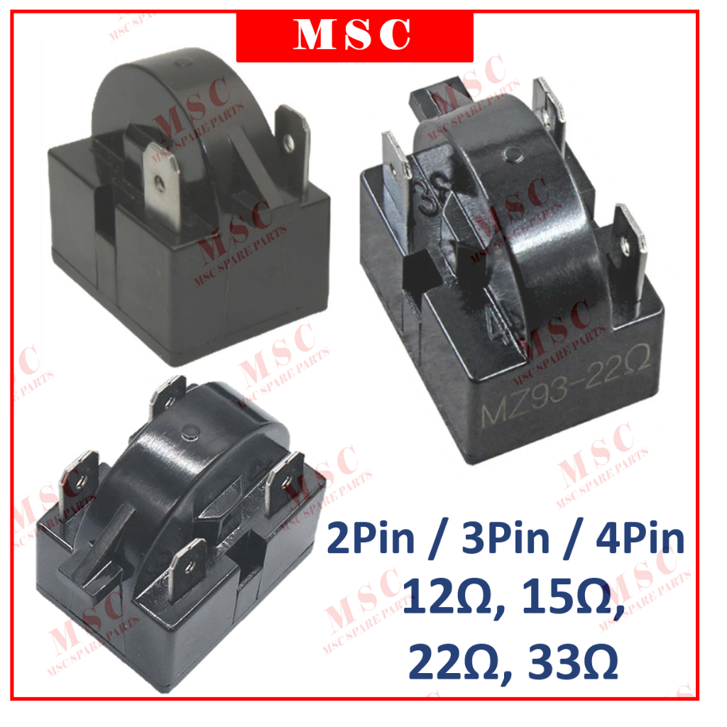 Fridge Relay PTC Starter Refrigerator Freezer Peti Ais Sejuk Minibar ...