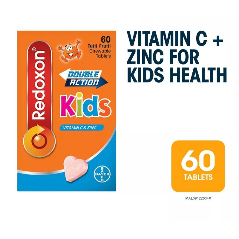Redoxon Kids Double Action Chewable Tablets (60's)👉Exp:2/25 | Shopee ...