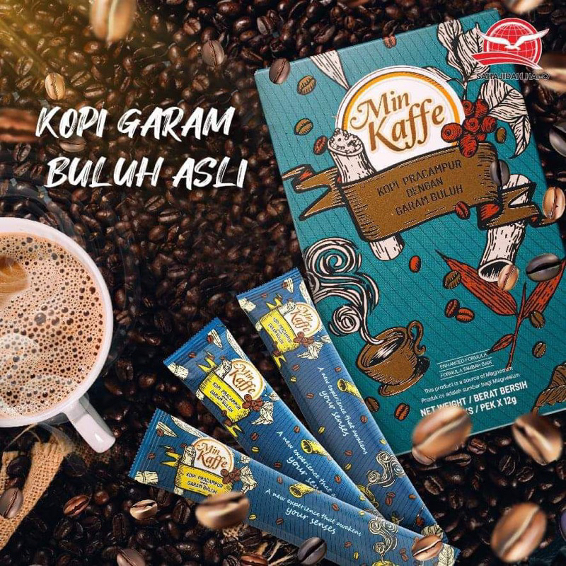 PRE-PACK Min Kaffe - Kopi Garam Buluh - Bamboo Salt Coffee - 5 Sachets ...