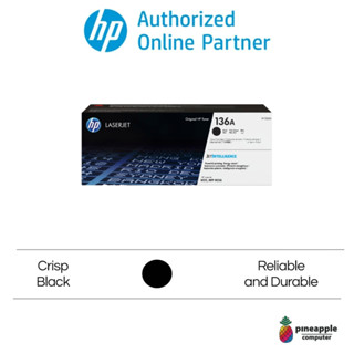 HP 136A / 136X Black Original LaserJet Toner Cartridge, For M209dwe ...