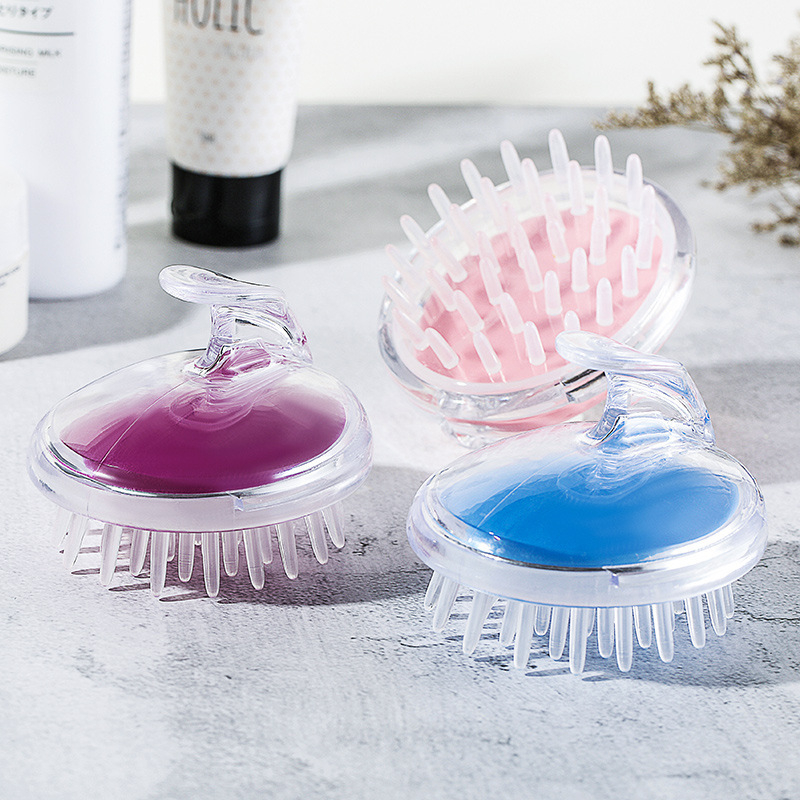 Wheat Scalp Massaging Shampoo Head Brush Octopus Scalp Stress Relax Spa ...