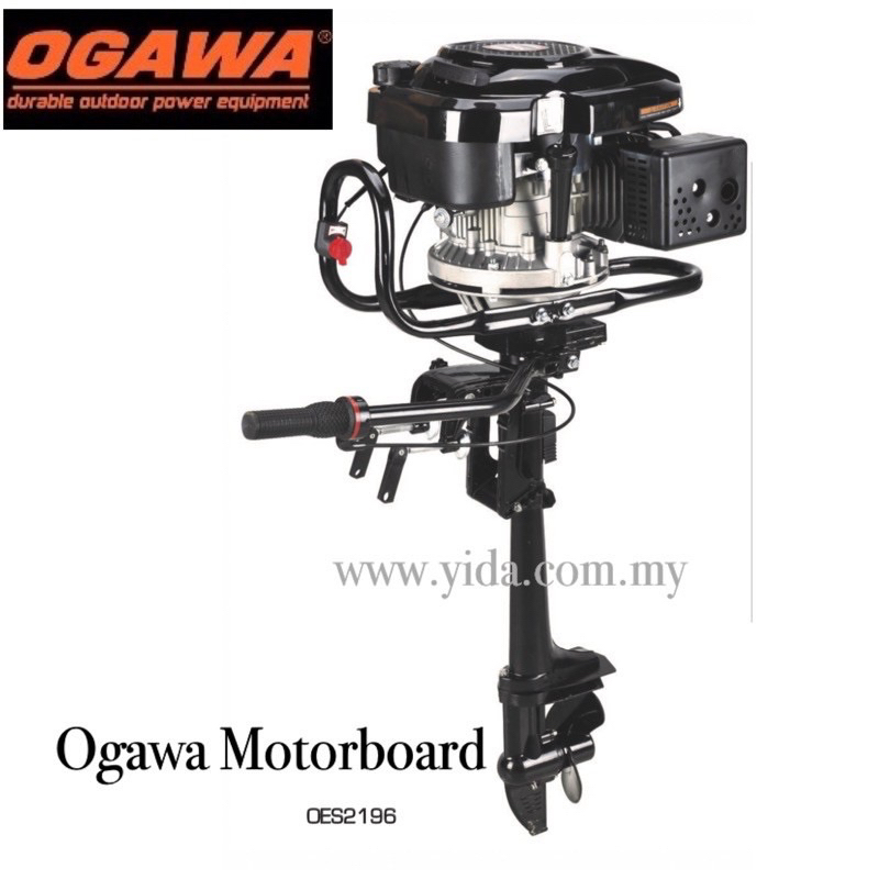 ORIGINAL OGAWA OES2196 196CC 6.5HP 4 Stroke Boat Engine Petrol OutBoard ...