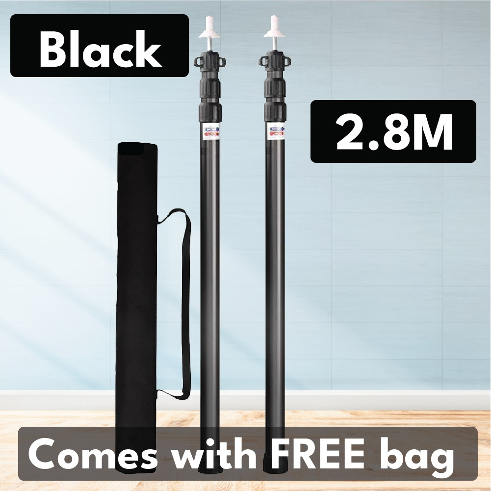 Das Nature™ Flysheet Pole Adjustable Heavy Duty Tent pole Rod tiang ...