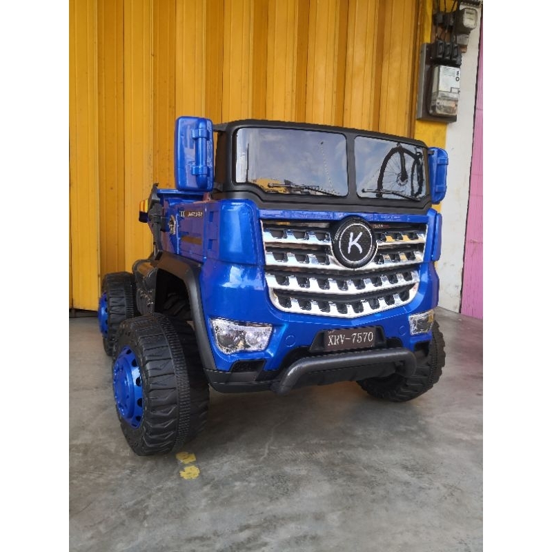 VVM: LORI BESAR BUDAK DUDUK 4X4 KIDS RIDE ON ELETRIC BIG DUMP TRUCK ...