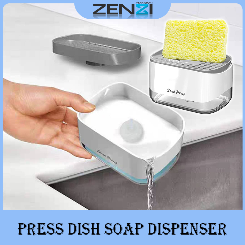 Soap Dispenser Scrubbing Liquid Detergent Press-Type Liquid Soap Box ...