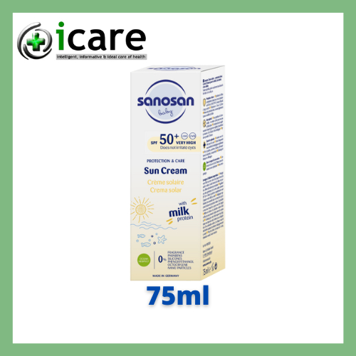 SANOSAN SUN CREAM SPF50+ 75ML ( EXP DATE : 05/2026 ) | Shopee Malaysia