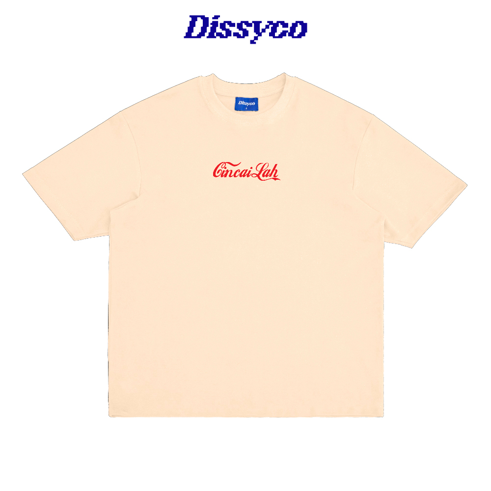 Dissyco CINCAILAH CREAM WHITE TEE (RED) | Shopee Malaysia