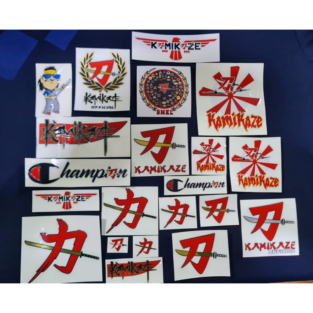 🔥 STICKER KAMIKAZE 🔥 OFFICIAL ORIGINAL STICKER 🔥 002 🔥 | Shopee Malaysia