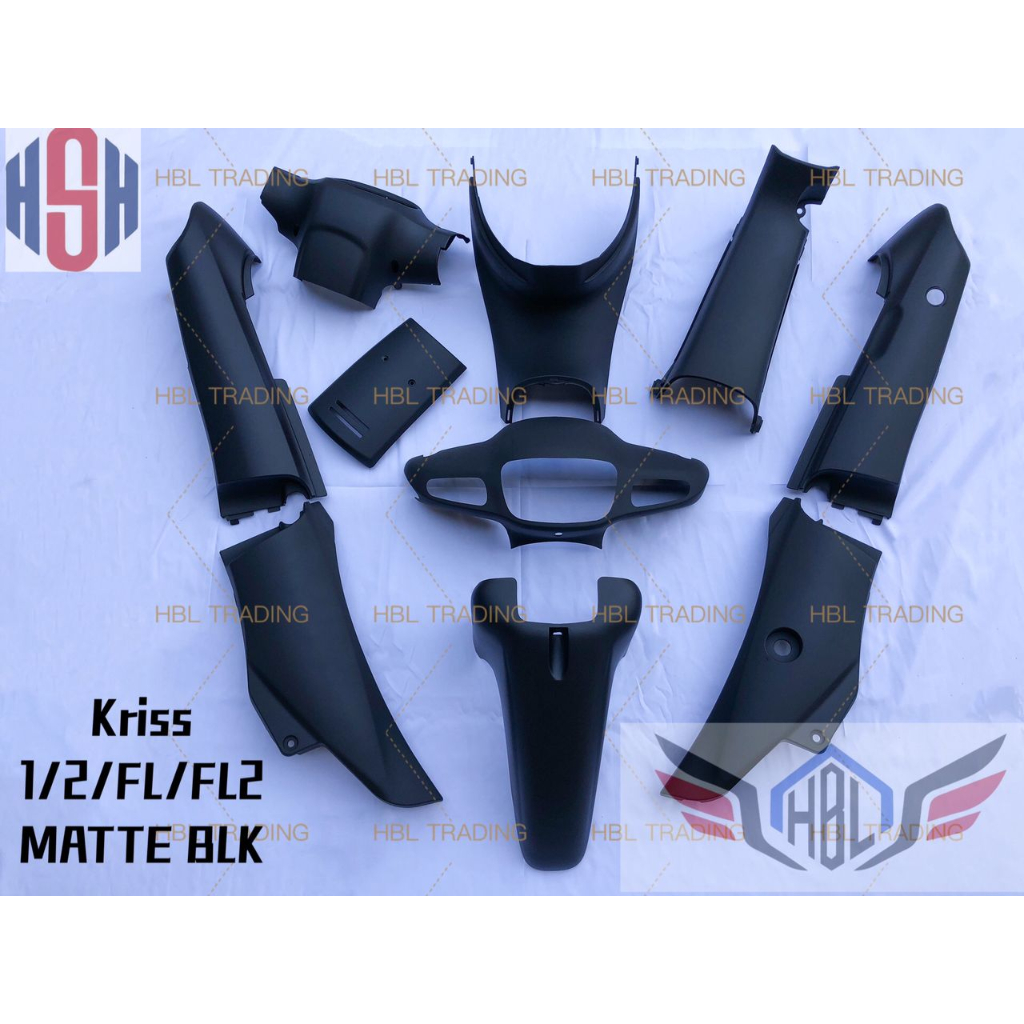 (Free Stripe) MODENAS Kriss110 Full Body Cover Set Bodyset Kit Kriss ...