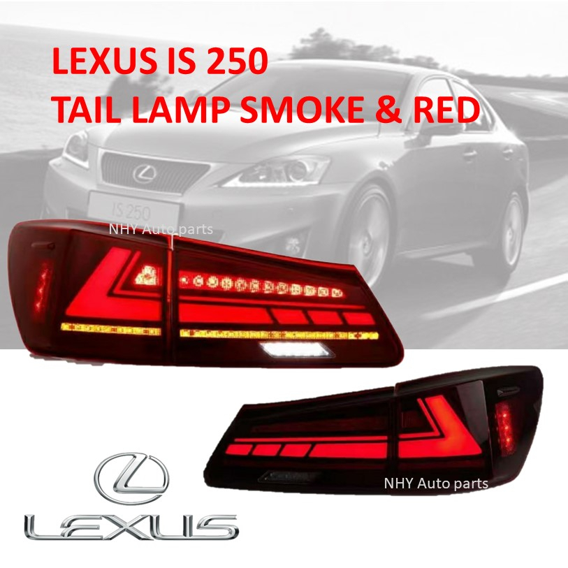 Lexus IS250 Tail Lamp 2006 2007 2008 2009 2010 2011 2012 LED Light Bar ...