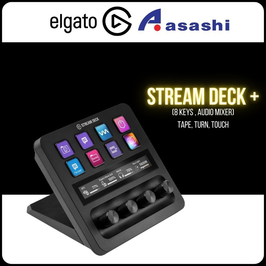 Elgato Stream Deck +, Audio Mixer, Production Console, Studio ...