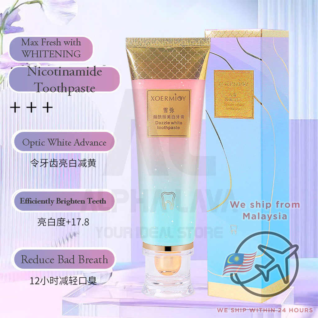 Nicotinamide Ubat Gigi | Whitening Toothpaste | Niacinamide | Teeth ...