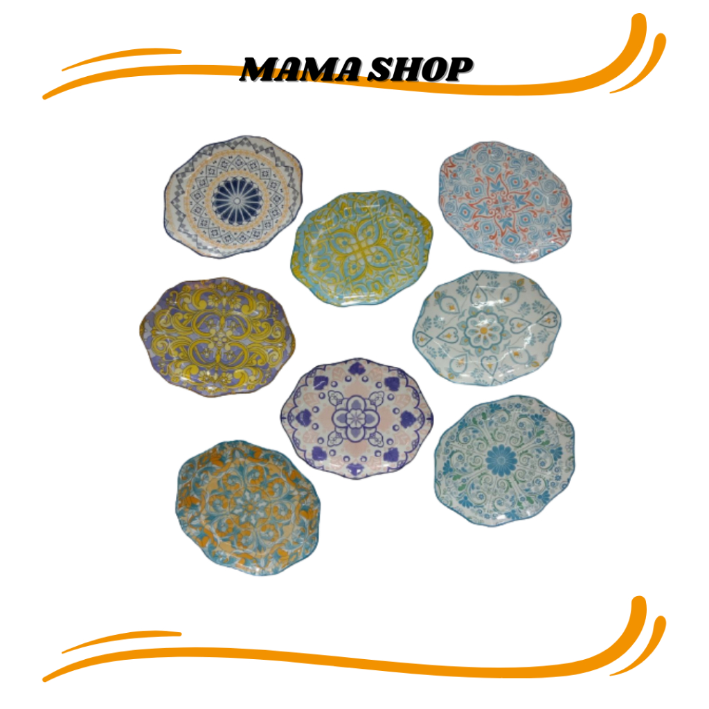Pinggan Bohemia Pinggan Lauk Pinggan Kuih Pinggan Hiasan Ceramic Plate ...