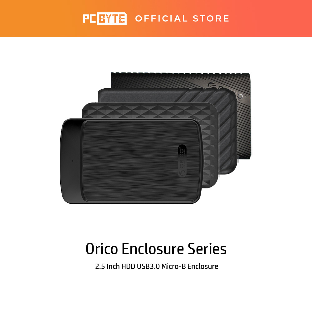 Orico 2.5" SATA to USB 3.0 HDD Enclosure [2520U3/2521U3/2020U3/25PW1] PCByte | Shopee Malaysia
