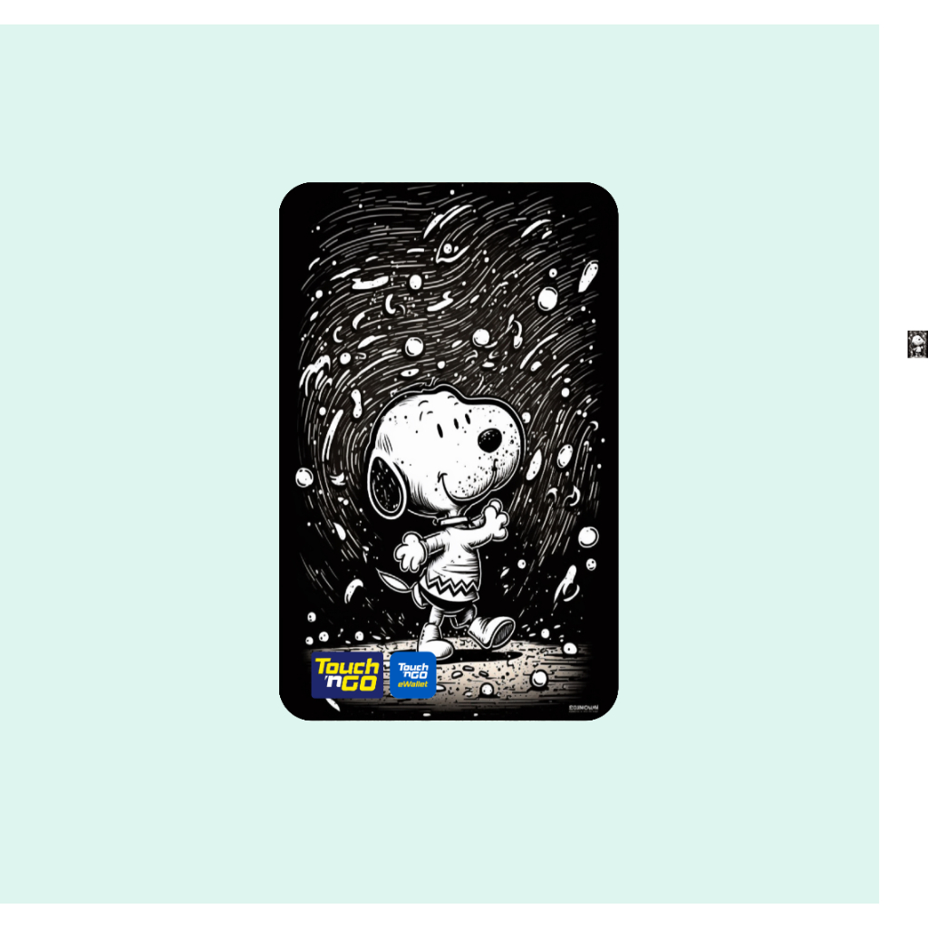 Snoopy Series 2 Series for Touch n Go Card Sticker Cover TNG / Master ...