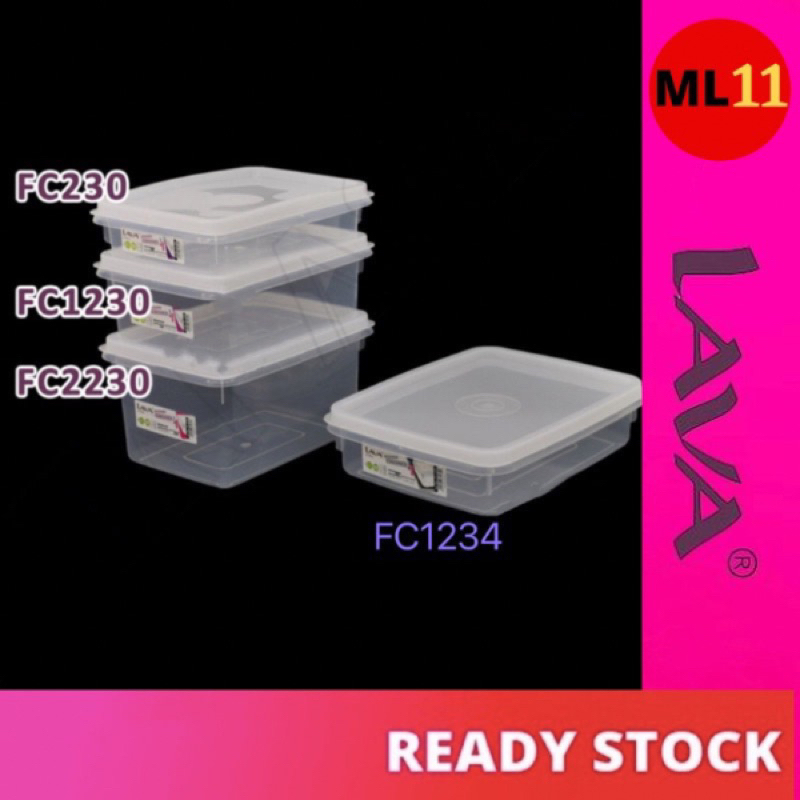LAVA Multipurpose Small Plastic Container Food Container Fridge ...