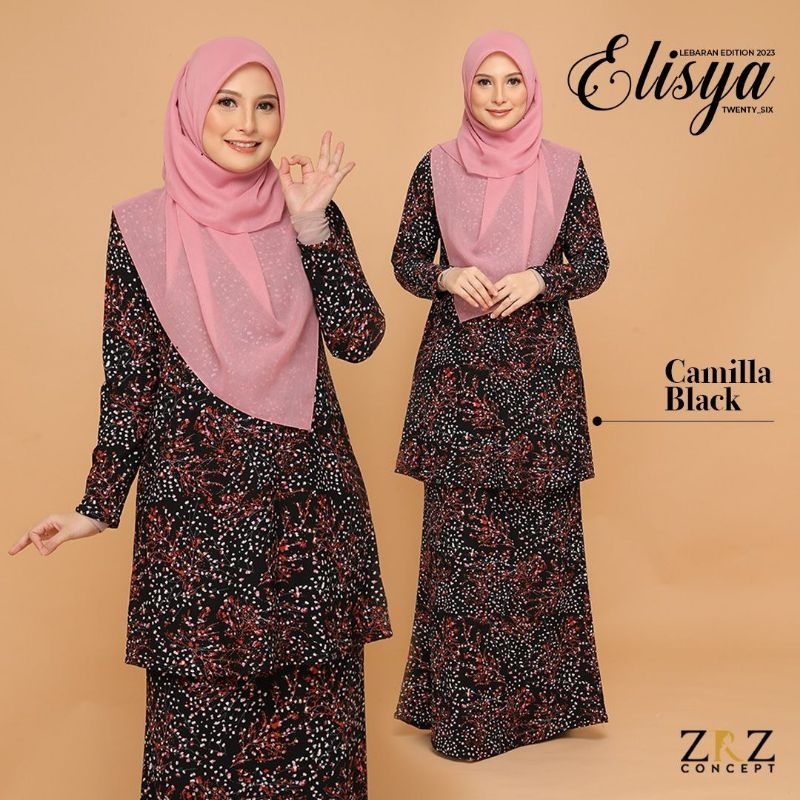 ELISYA 26 | KURUNG MODEN MOSS CREPE TANPA GOSOK IRONLESS | Shopee Malaysia