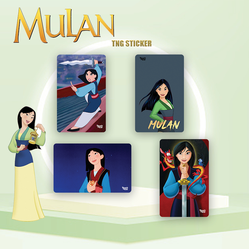 MULAN - Tng Touch N Go Sticker/Bank Card Sticker Cover (Buy4Free1 ...