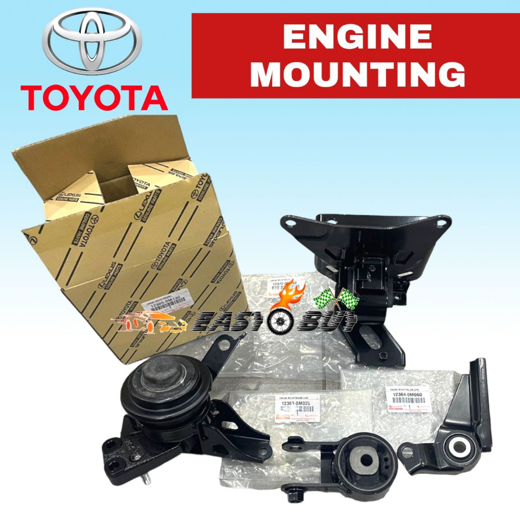 ( 100% ORIGINAL JAPAN ) TOYOTA VIOS NCP93 2007- AUTO ENGINE MOUNTING ...