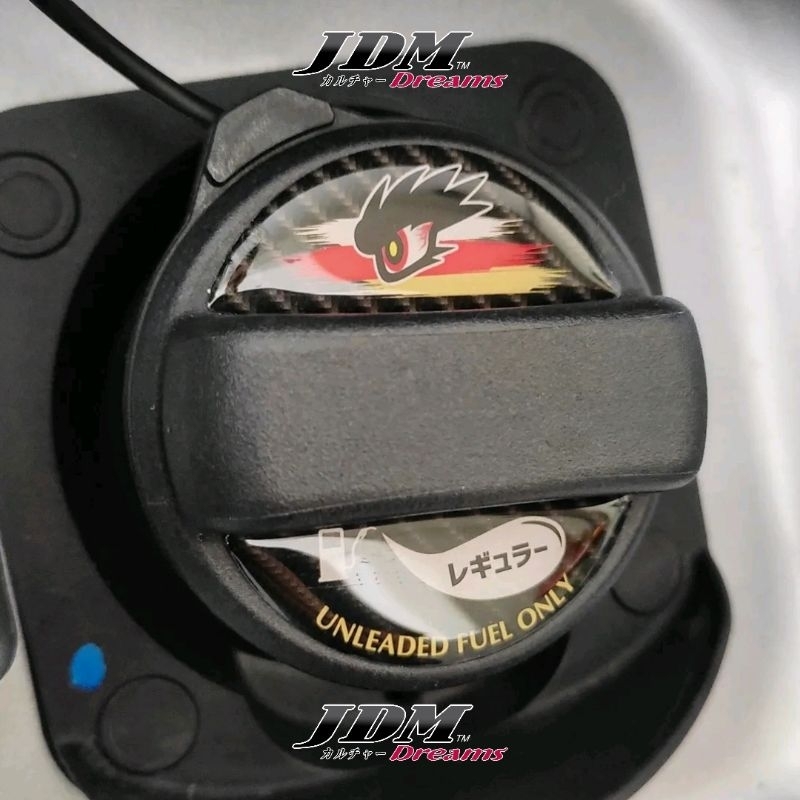 JDM Fuel Cap Deco Sticker for Honda Jazz Fit City Grace Hatchback HRV ...
