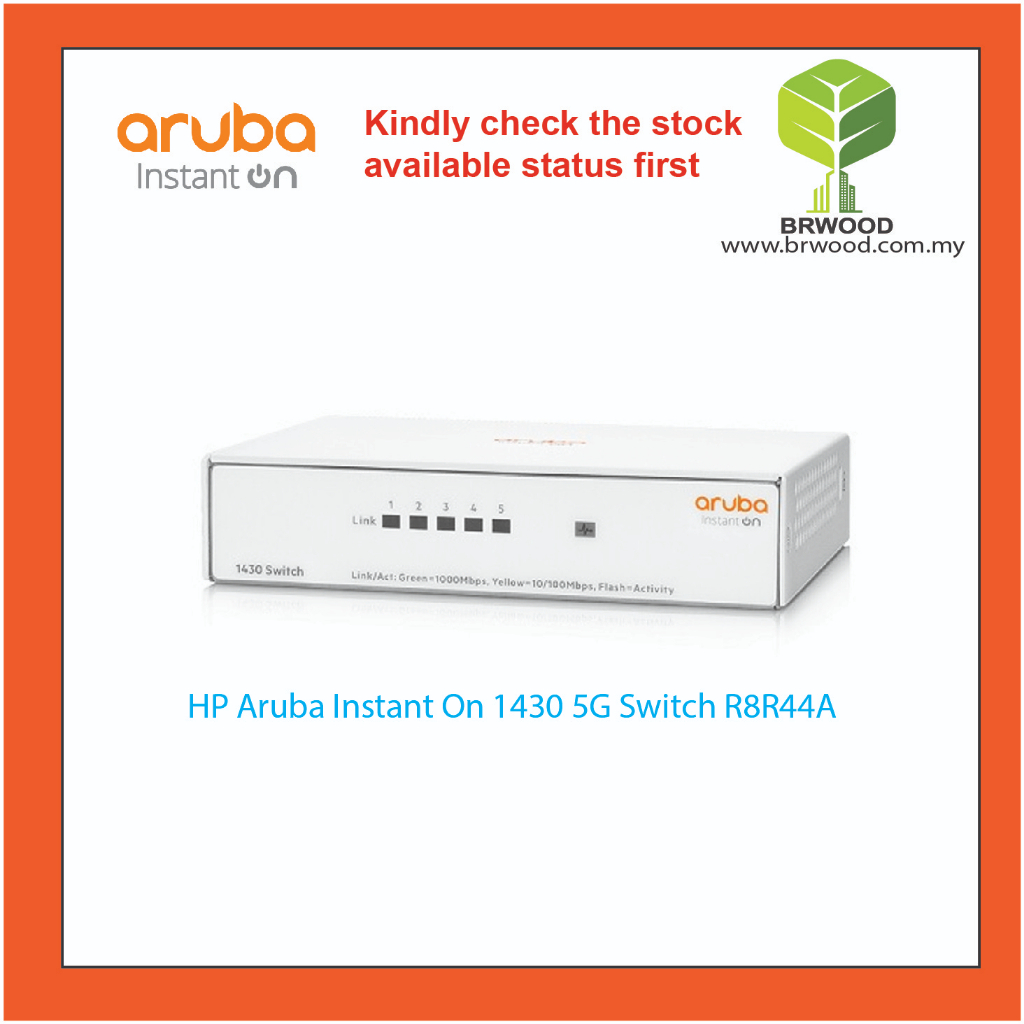 HP ARUBA R8R44A : Aruba Instant On 1430 5G Switch | Shopee Malaysia