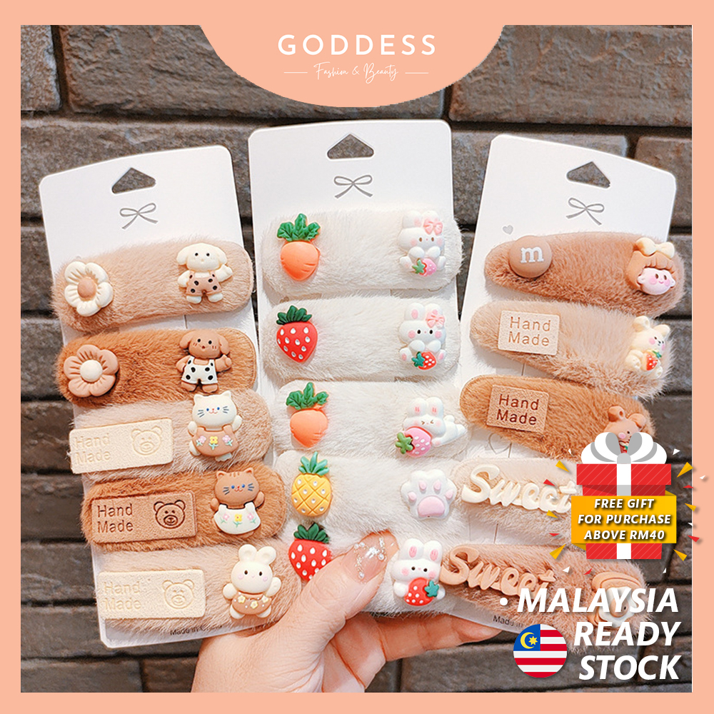 GODDESS Sweet series hair pin Cute cartoon hair clip Fruite series ...