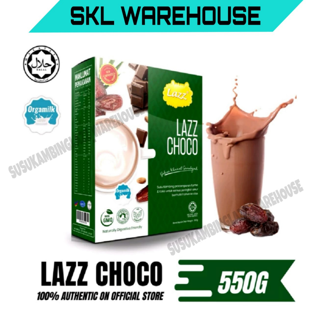 LAZZ Susu Kambing Choco PraCampuran Kurma & Koko Original HQ 550g ...