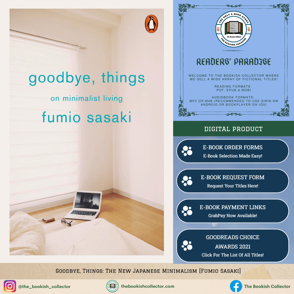 Goodbye, Things: The New Japanese Minimalism [Fumio Sasaki] | Shopee ...