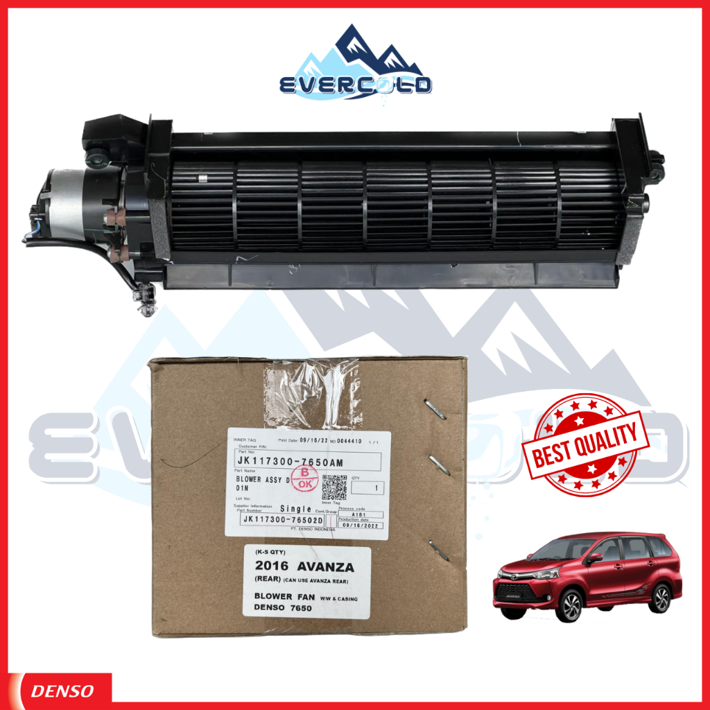 ORIGINAL DENSO 7650 Toyota Avanza 2007-2016, Perodua Aruz 19', Honda ...