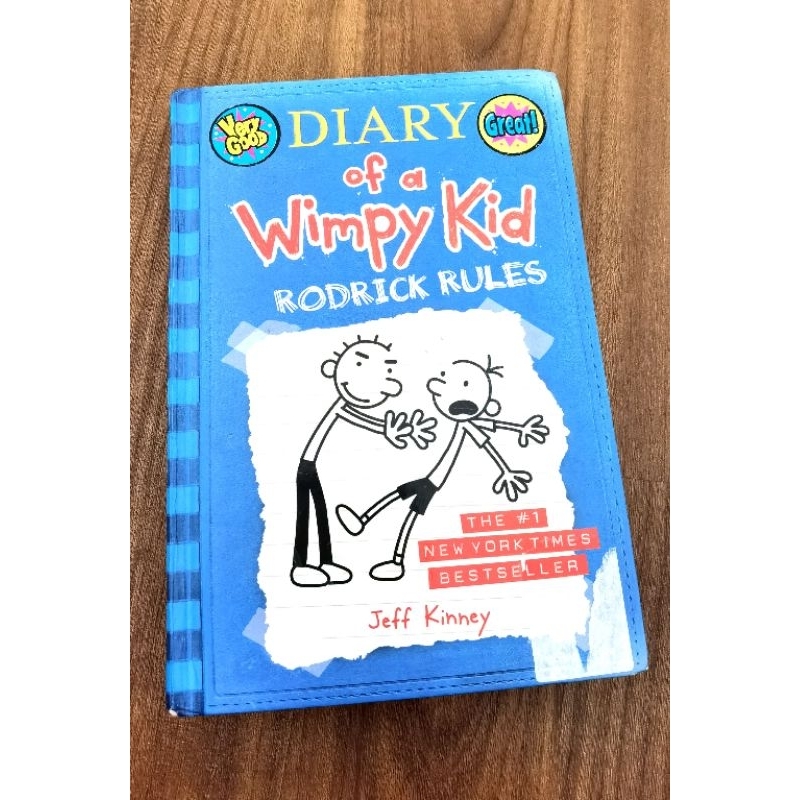 Diary Of A Wimpy Kid Rodrick Rules Comic Book By Jeff Kinney | Shopee ...